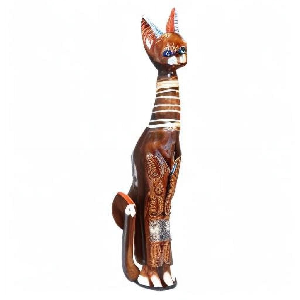 Assorted Wooden Cats with Varying Patterns (Rattan, Large: 40 inch ...