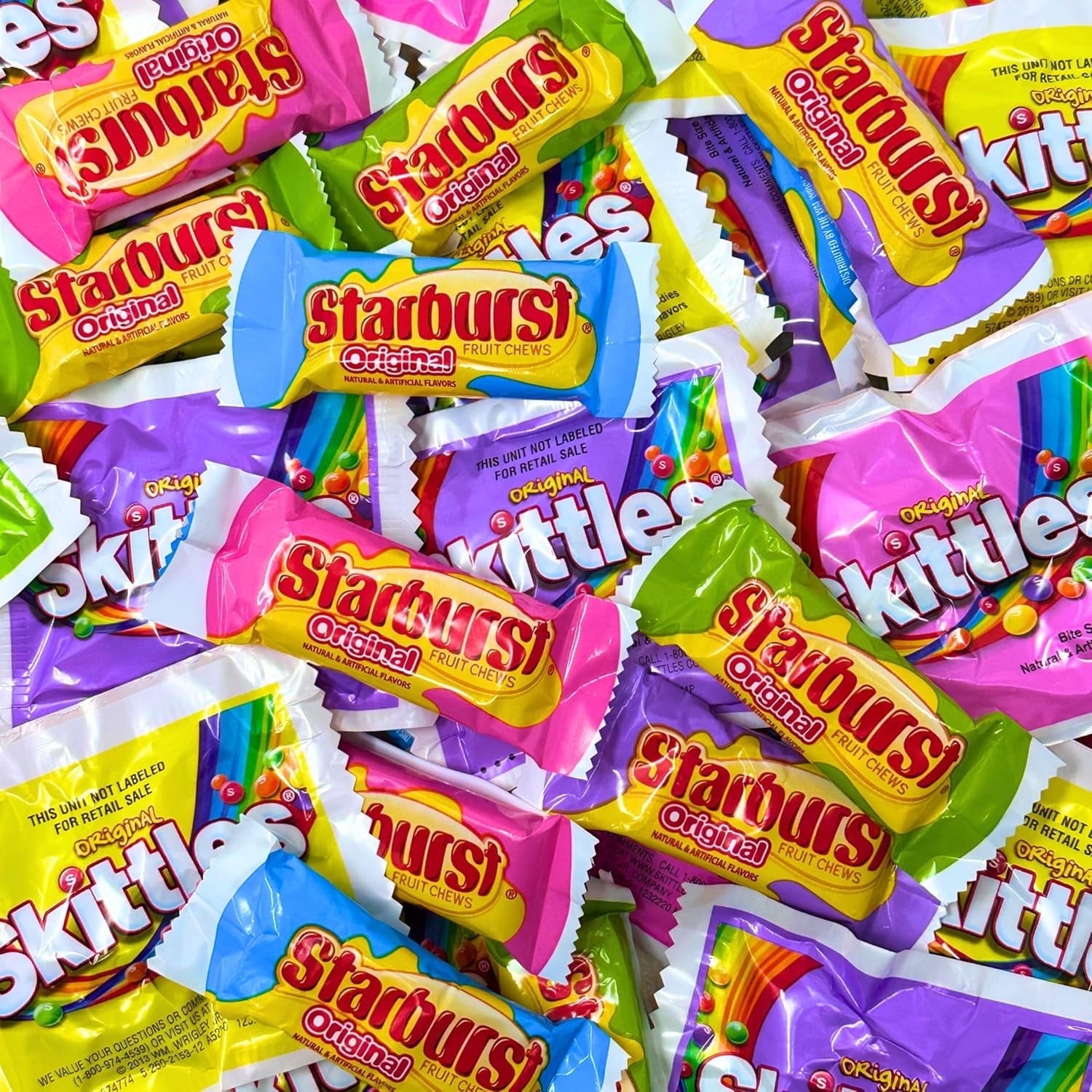 Assortit Skittles & Starburst Candy Mix - Gluten-Free Chewy Treats ...