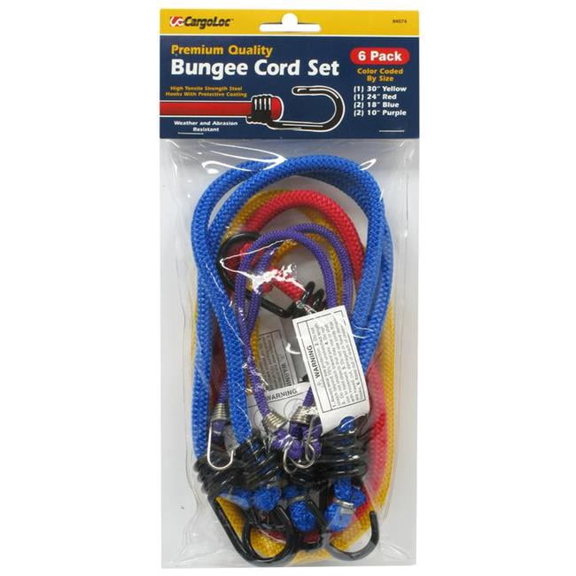 Assortment Bungee Cords - 6 Piece - Walmart.com