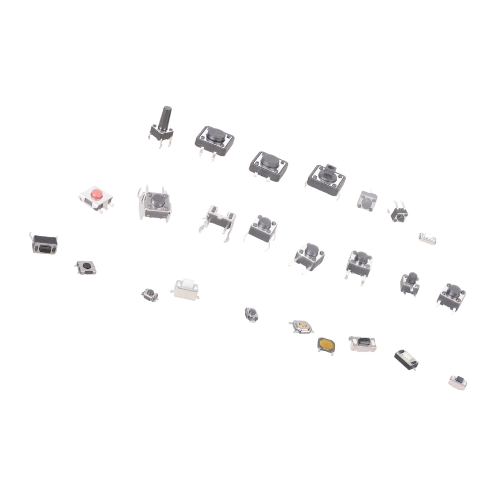 Assortment of 250 Momentary Switches Versatile Touch Button Switches ...