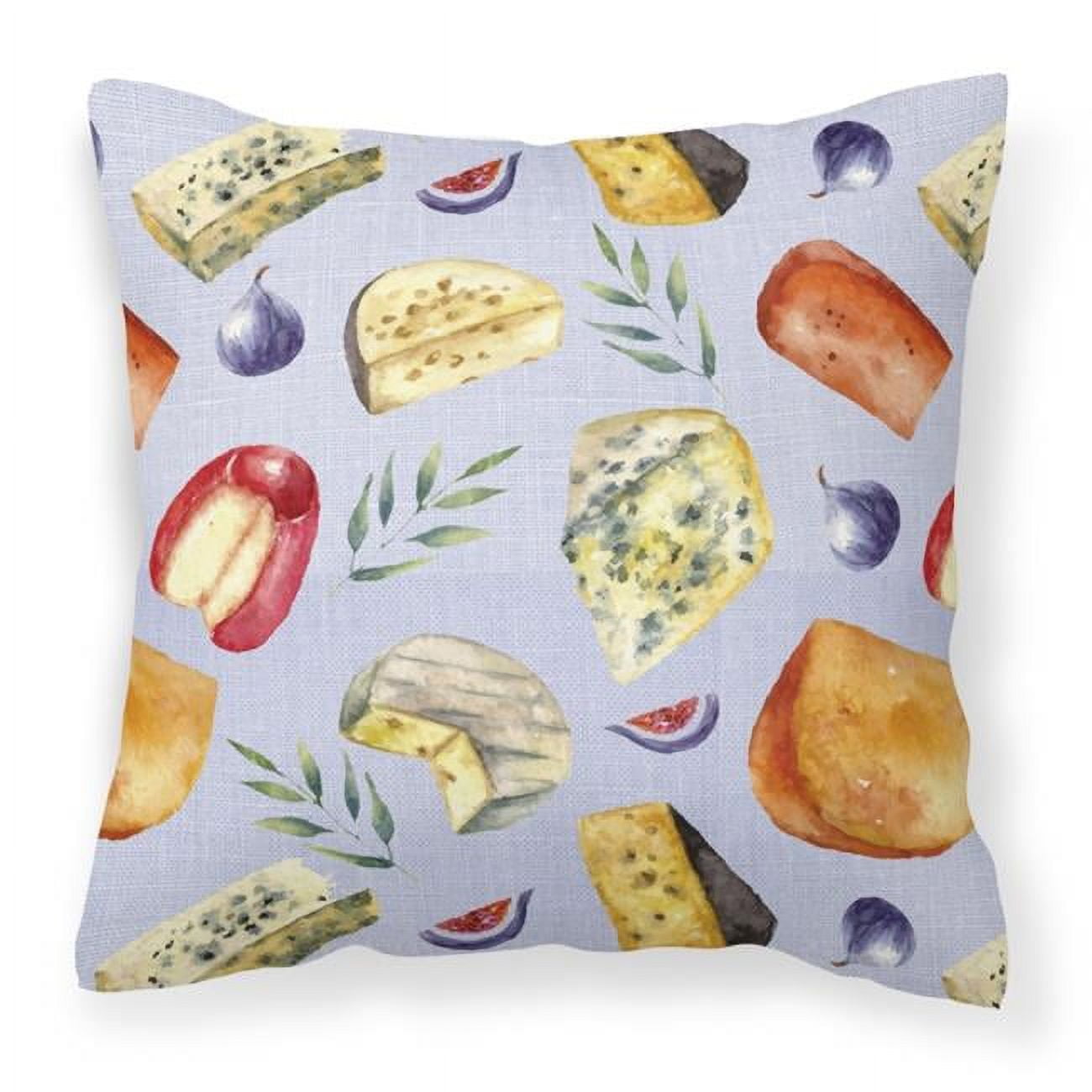 Assortment of Cheeses Fabric Decorative Pillow - 18 x 3 x 18 in ...
