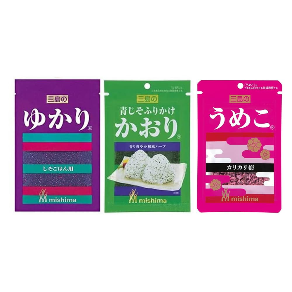 Assortment of Seasonings to TSF6 Mix with Rice 0.4oz 3types Japanese ...