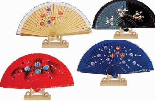 Assortment of one dozen (12) Feng Shui Hand Fan-SPANISH STYLE FAN ...