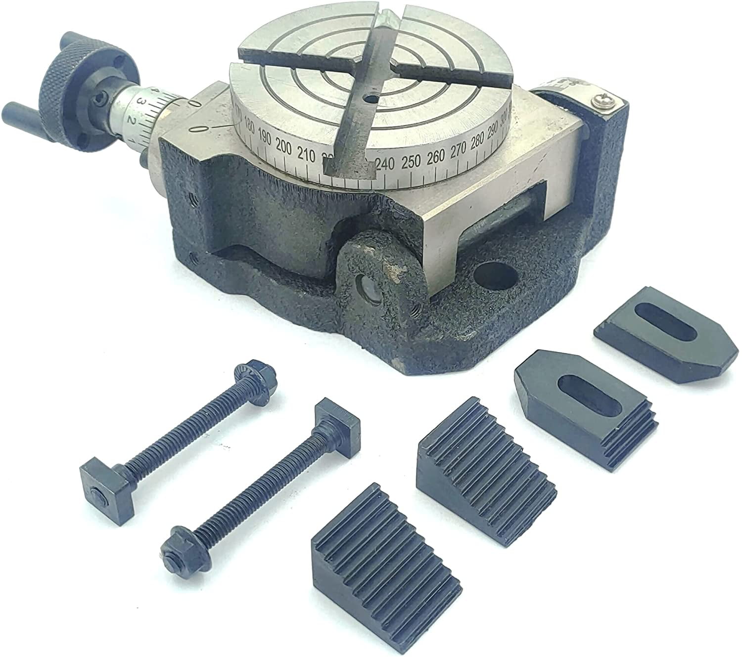 Assorts Rotary Table (3"/80 mm Tilting, with M6 Clamp Kit) - Walmart.com