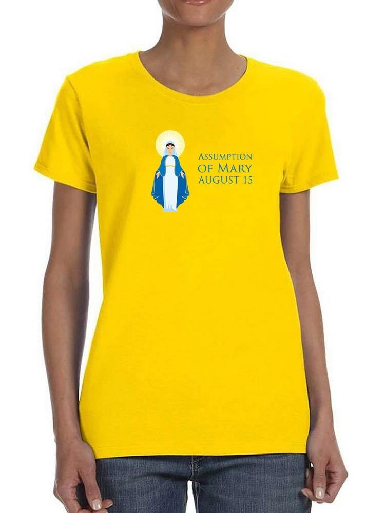 Assumption Of Mary Feast T-Shirt Women -Image by Shutterstock, Female ...