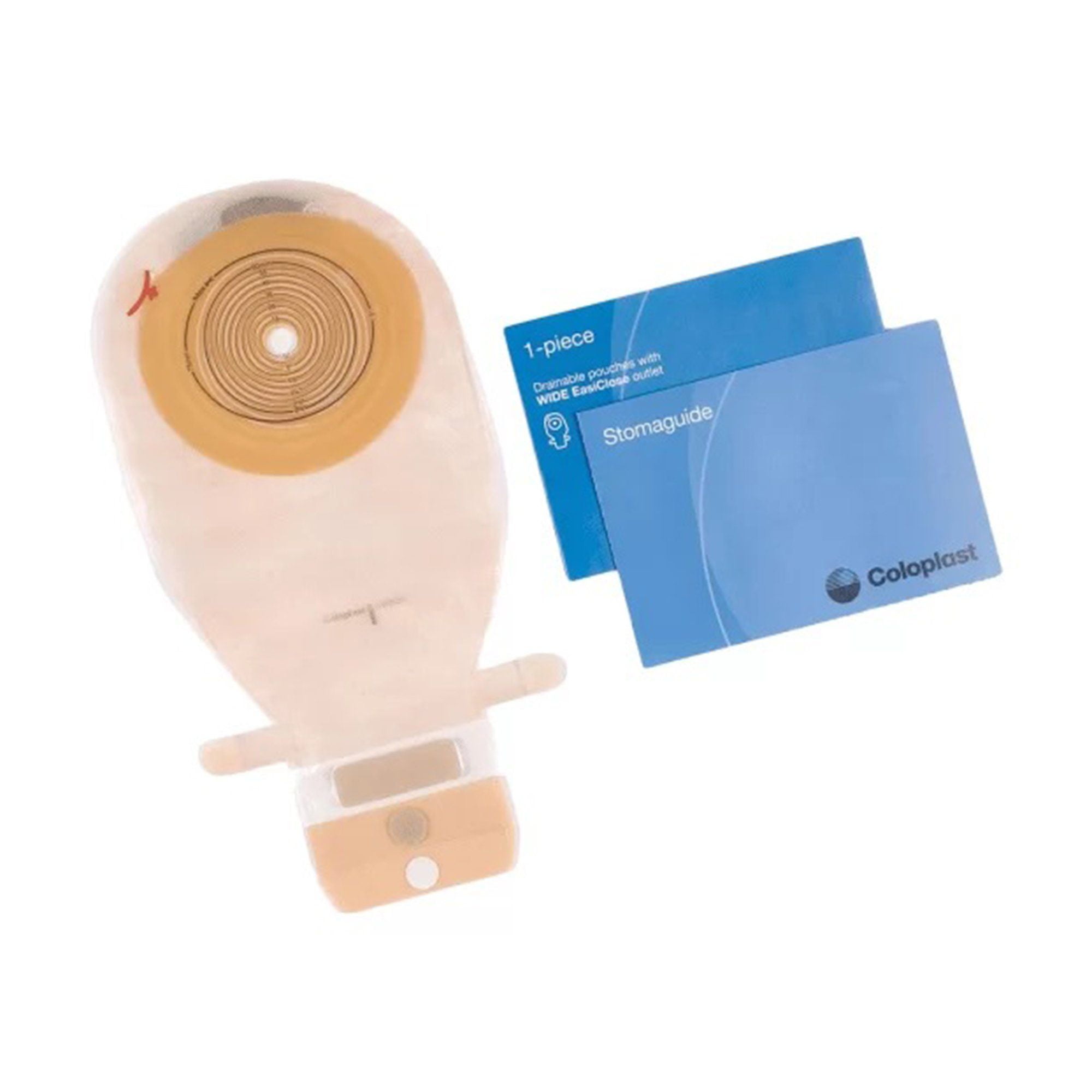 Assura EasiClose WIDE Outlet One-Piece Drainable Transparent Colostomy ...