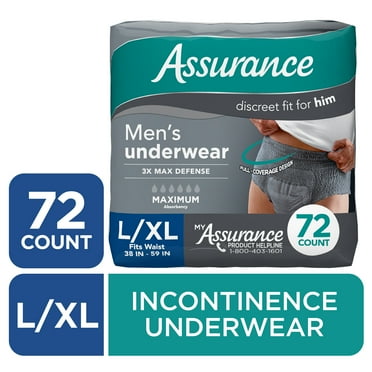 Freedom Plus Pull-On Protective Underwear (XL 48"- 60" - 10 Pieces) 1 ...