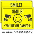 Assured Signs Smile You're on Camera Signs for Wall or Fence | Video ...
