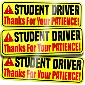 Student Driver Magnets