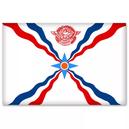 Assyrian Flag Sticker Window Decal Phone Decal Water Bottle Stickers ...