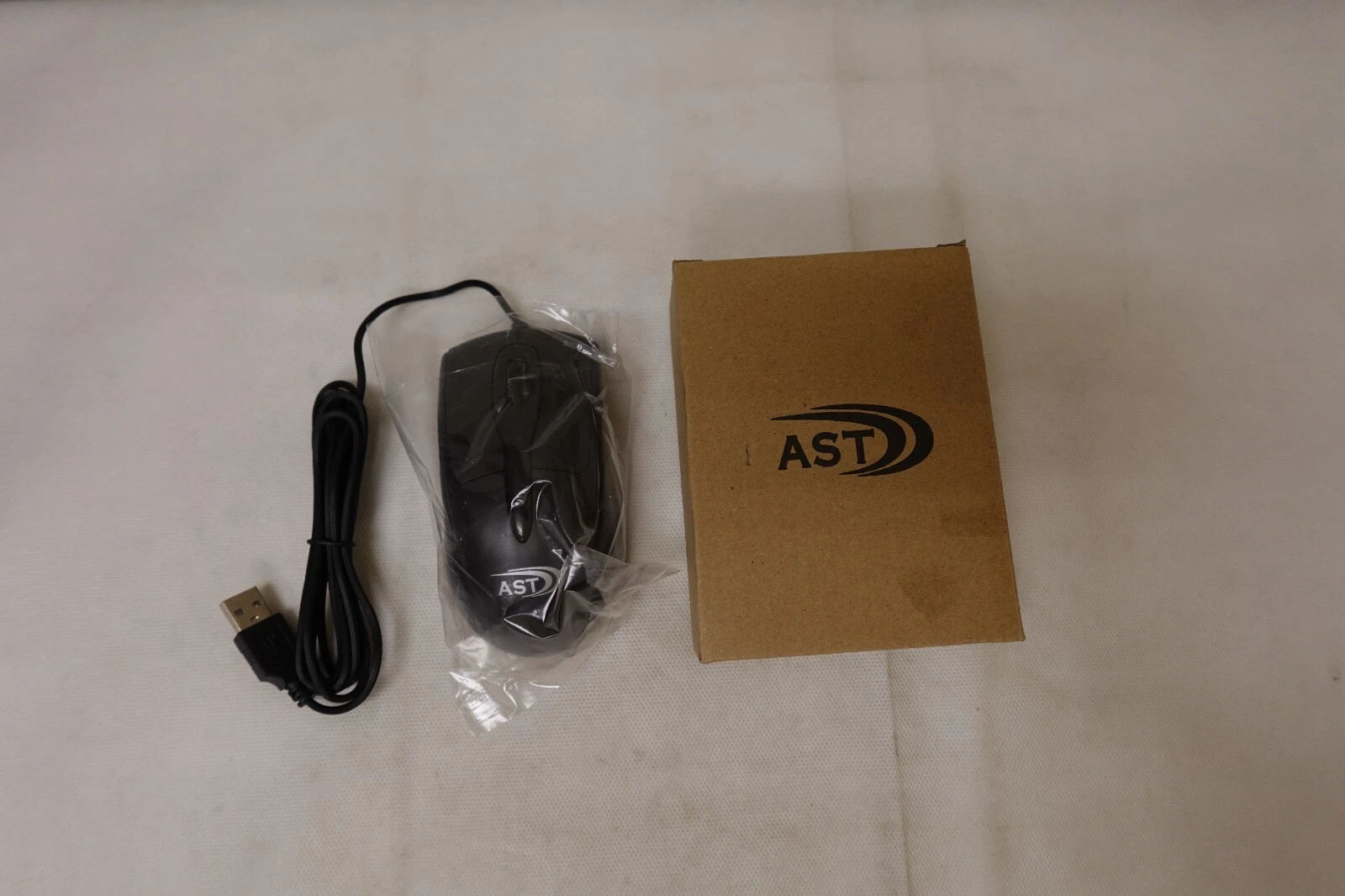 Ast Wired 3D Optical Computer Mouse Black Usb Brand New Old Stock (Nib ...