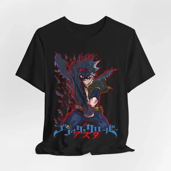 Asta Demon Form tee | Anime Magic Sword, Dark Energy Design - Walmart.com