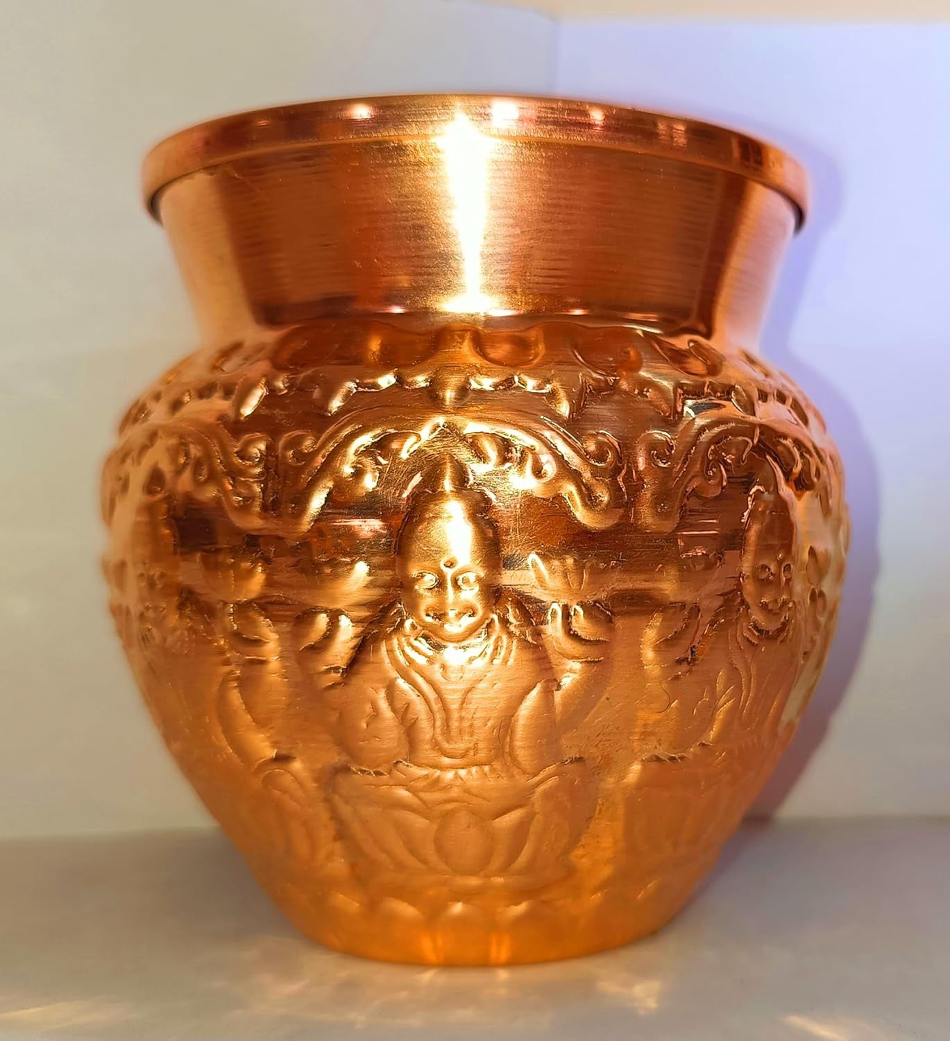 Asta Lakshmi Design Puja Kalasam Chambu Lota Sombu of 8 Laxmi Head BPA ...