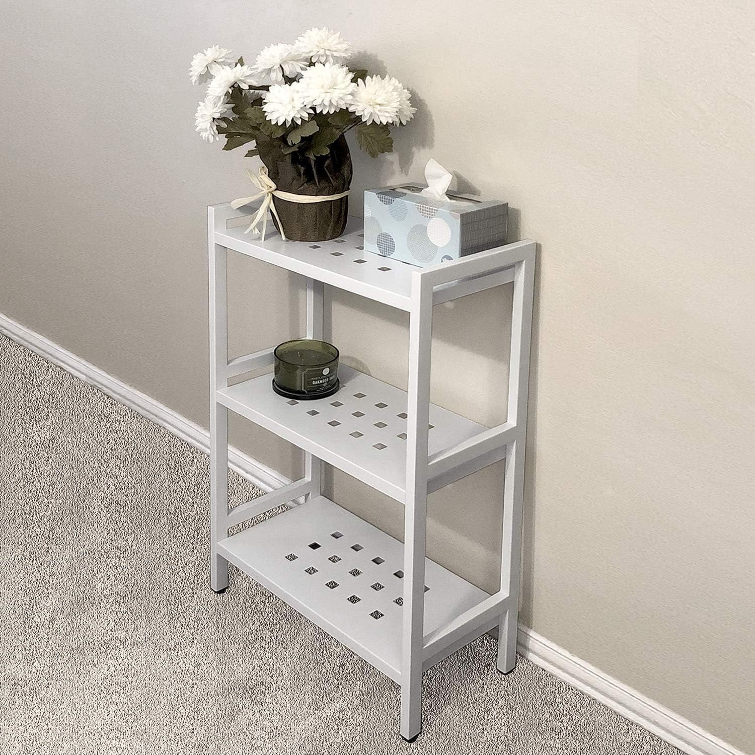 Asta Shelf Rack 3-Tier Free Standing Rectangular Bathroom, Swimming ...