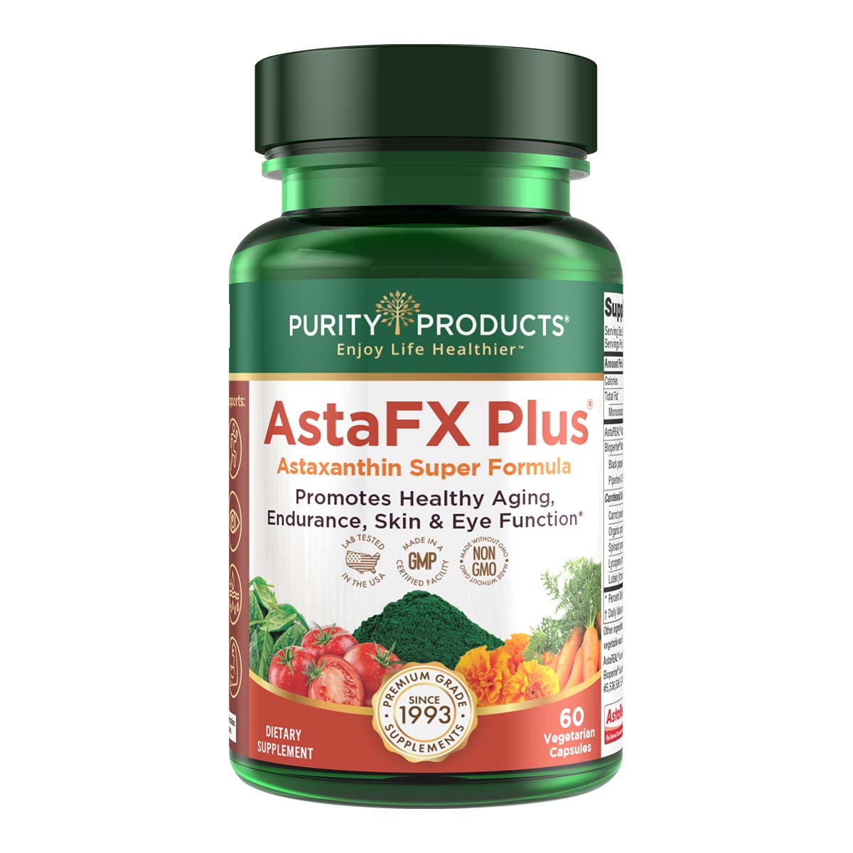 AstaFX Plus - Astaxanthin Super Formula - 30 Day Supply from Purity Products - Walmart.com