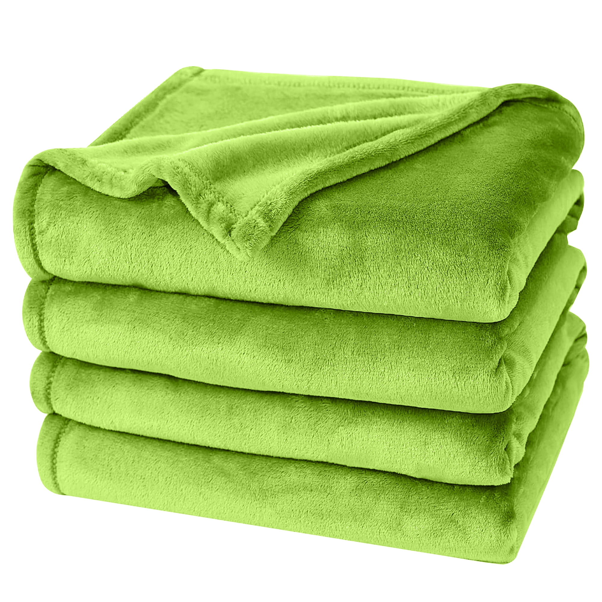 Astarin Green Fleece Throw Blanket for Couch&Bed - Lightweight Soft ...