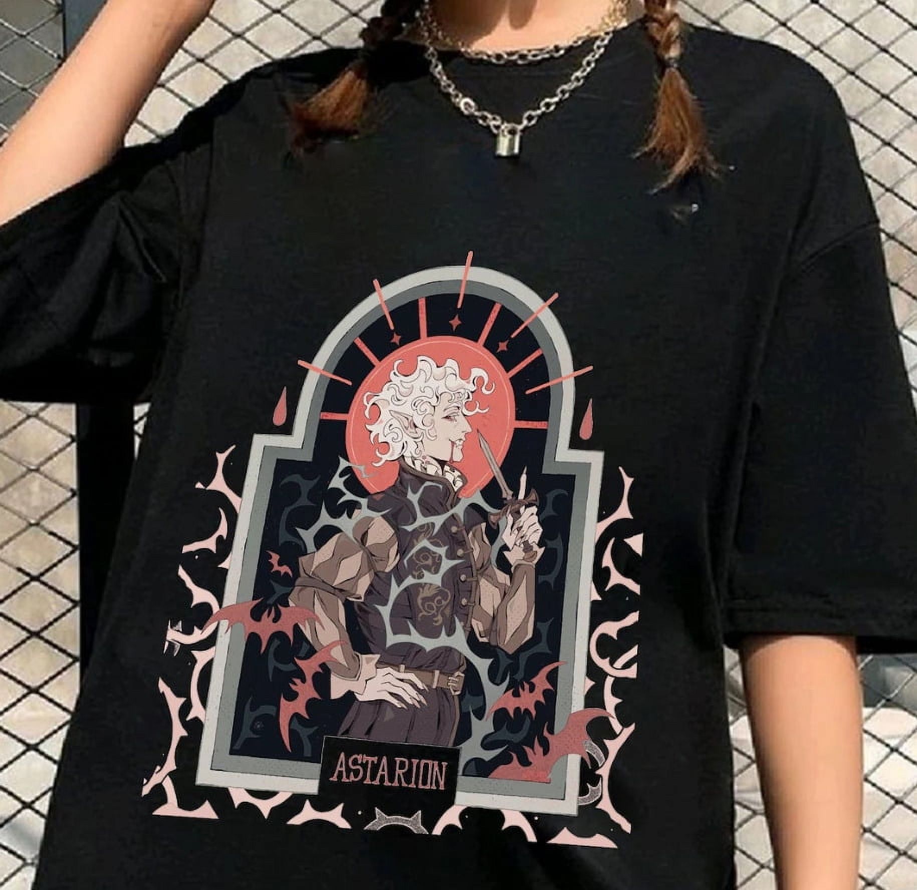 Astarion Fanart Retro Vintage Shirt, Astarion Rogue Vampire Shirt,Game ...