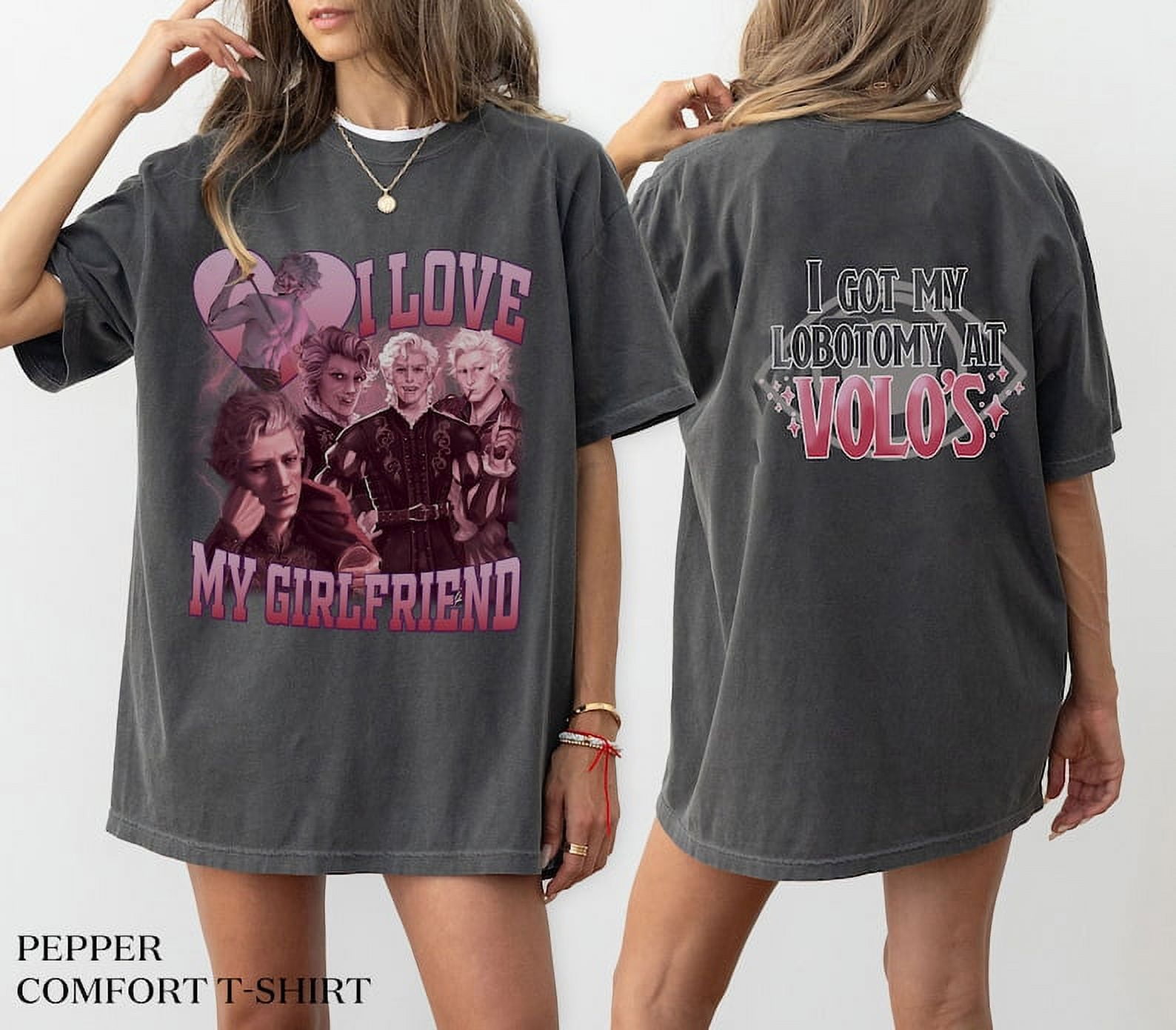 Astarion I Love My Girlfriend Inspired Shirt, Gift Baldur's Gate Fans ...