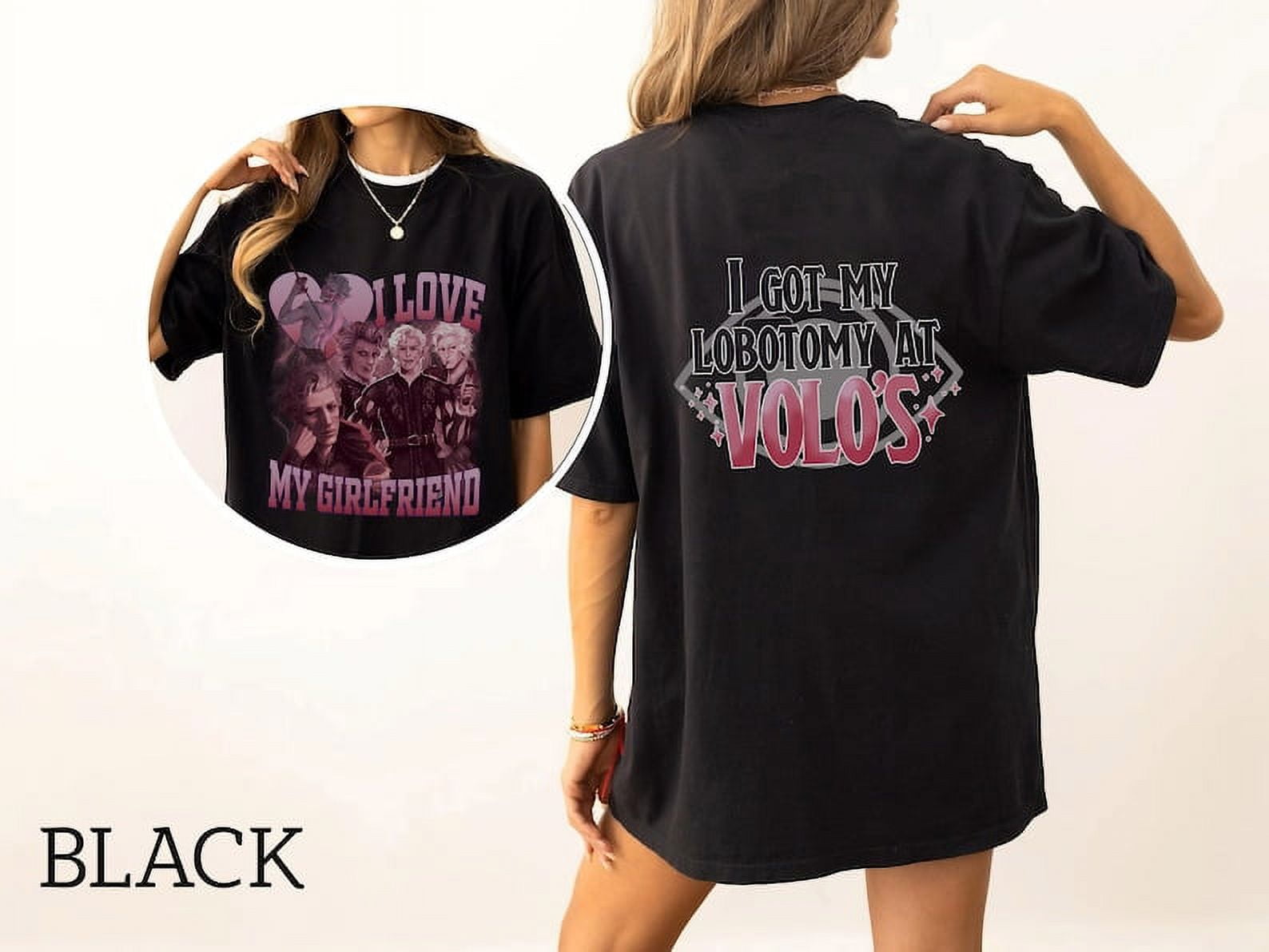 Astarion I Love My Girlfriend Inspired Shirt, Gift Baldur's Gate Fans ...