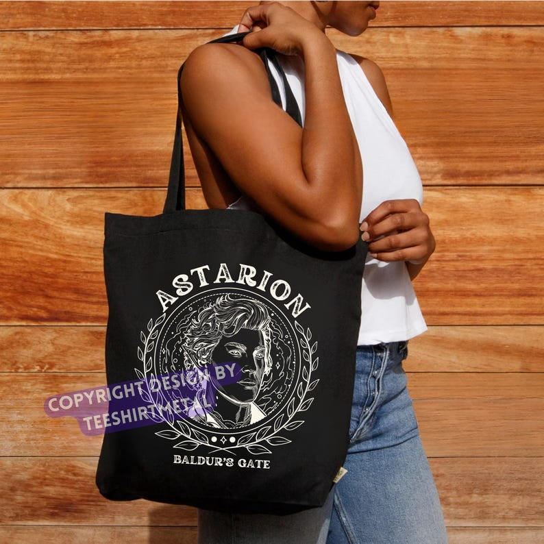 Astarion bg3 tote bag, Baldurs Gate tote bag, BG3 Astarion, astarion ...