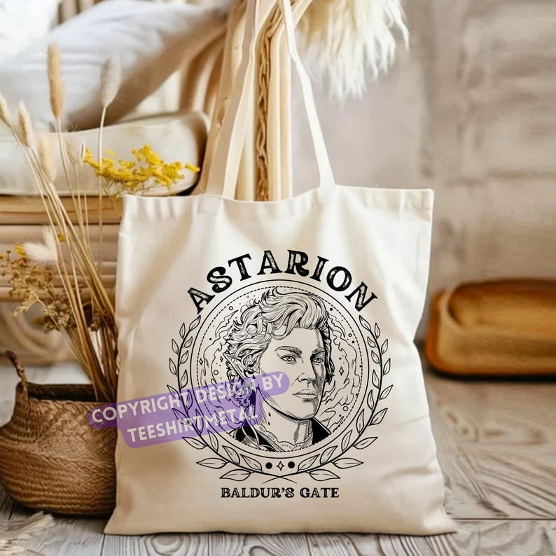 Astarion bg3 tote bag, Baldurs Gate tote bag, BG3 Astarion, astarion ...