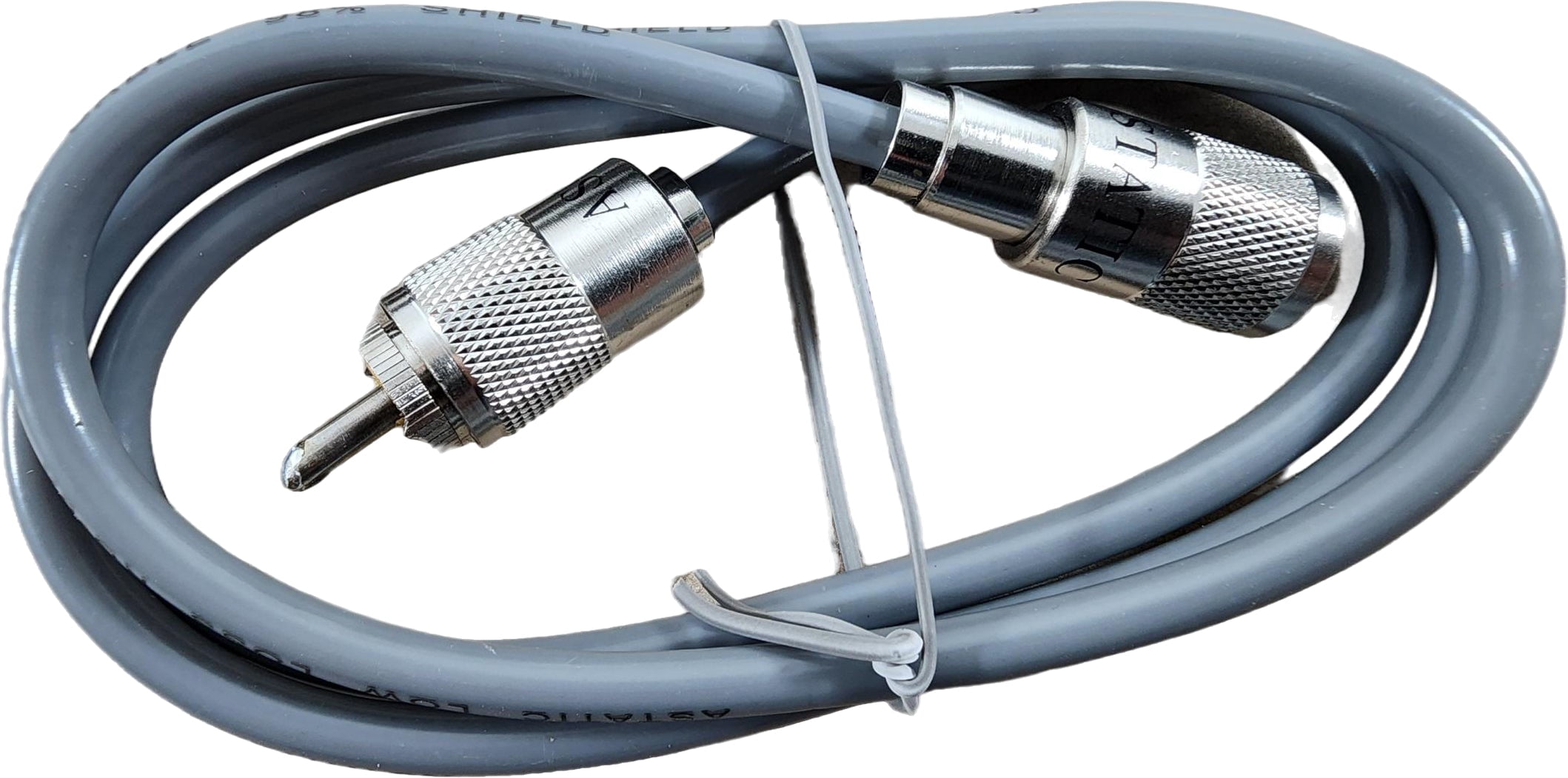 Astatic A8X3 CB / HAM Radio 3 Foot RG8X Antenna Coaxial Cable w/ PL259 ...