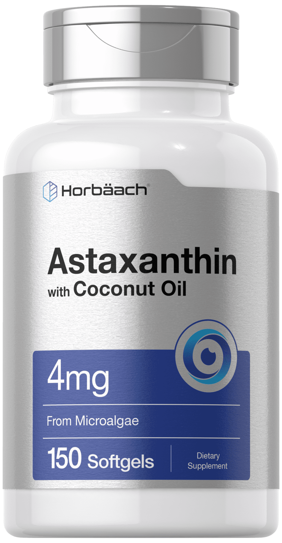 Astaxanthin 4mg | 150 Softgels | with Coconut Oil | Supplement from ...