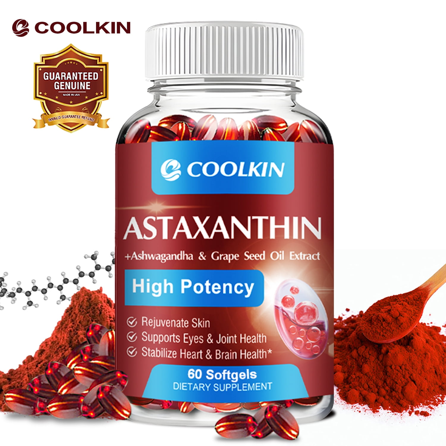 Astaxanthin - Skin, Eye, Joint, Heart and Cardiovascular Health ...