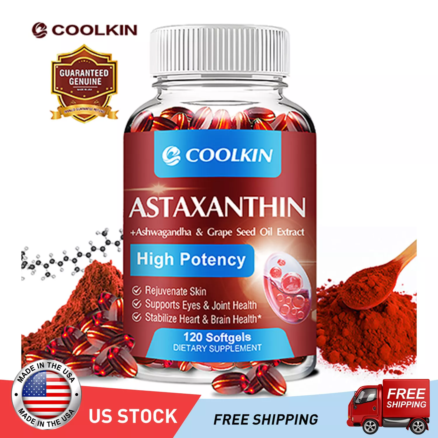 Astaxanthin - Skin, Eye, Joint, Heart and Cardiovascular Health ...