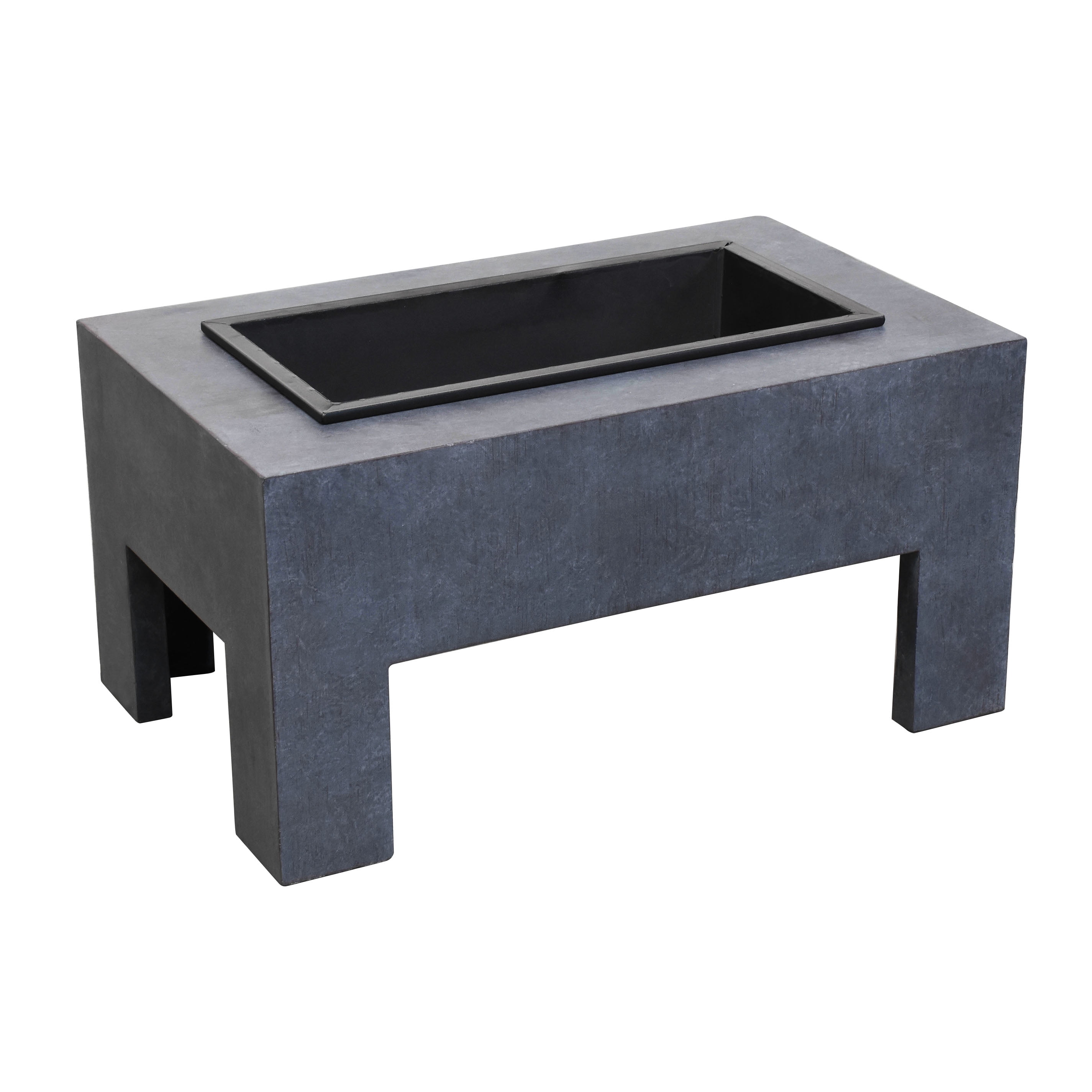 Astella Monolith Steel Wood Burning Fire Pit - Walmart.com