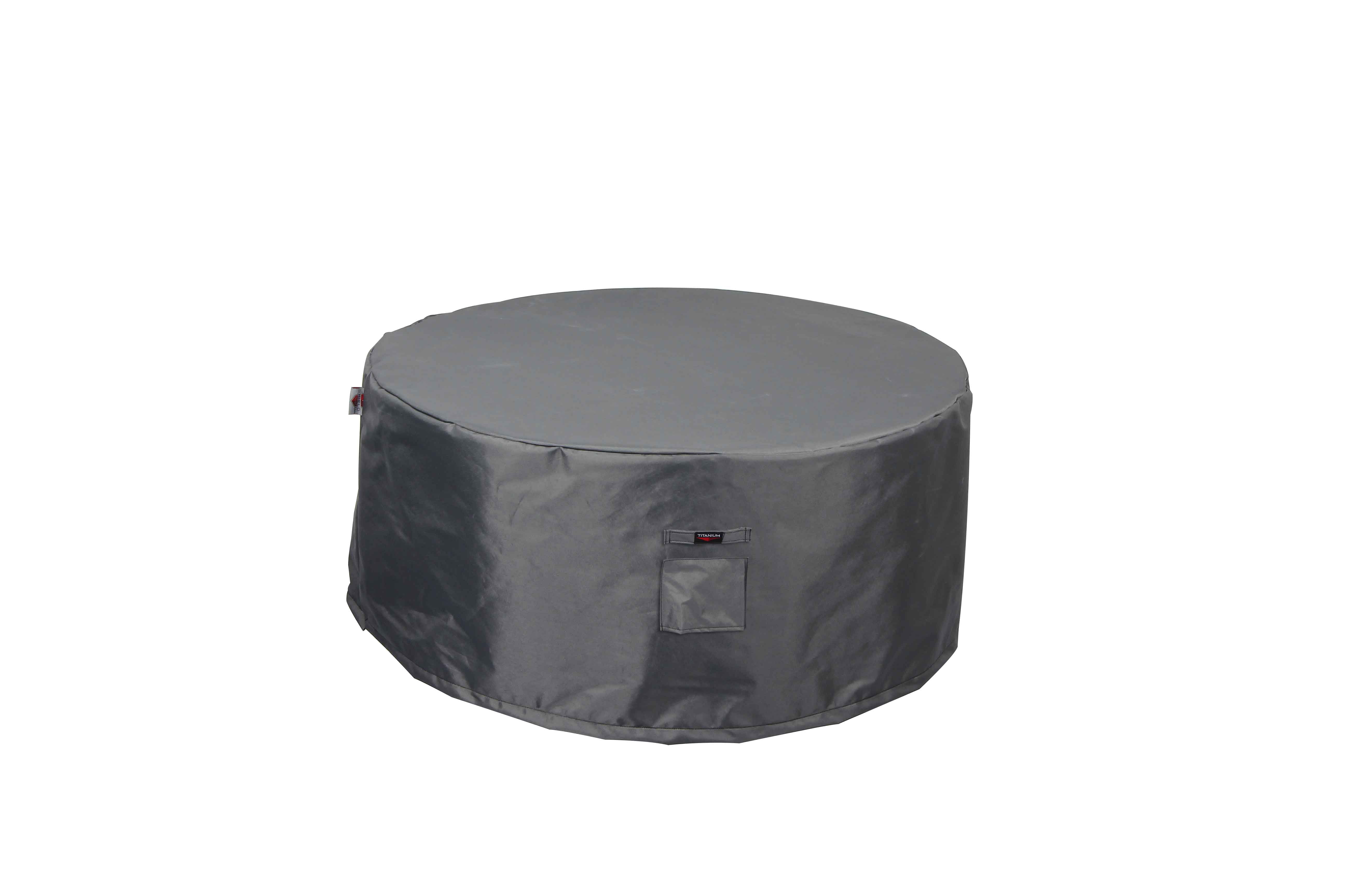 Astella Titanium Shield Outdoor 53 in. Round Fire Table Cover - Walmart.com
