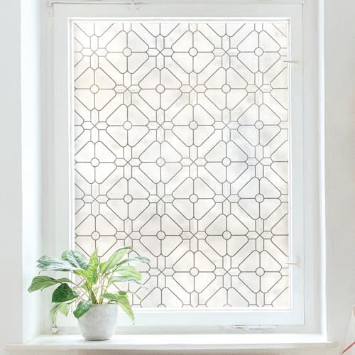 Aster 24 x 36 Inch Window Film, Made in USA – Provides Privacy, Non ...