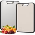 Astercook Titanium Cutting Board for Kitchen, Dual-Sided Pure Titanium ...