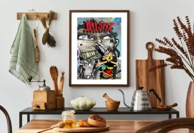 Asterix The Gaul Cartoon Comic Character Graffiti Poster/Print NO ...