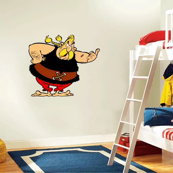 Asterix Obelix Cartoon Wall Decor Sticker Phone Decal Water Bottle ...