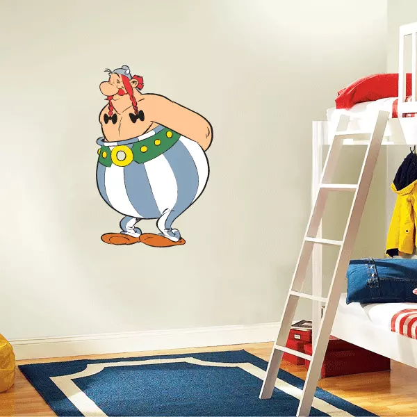 Asterix Obelix Cartoon Wall Decor Sticker Phone Decal Water Bottle ...