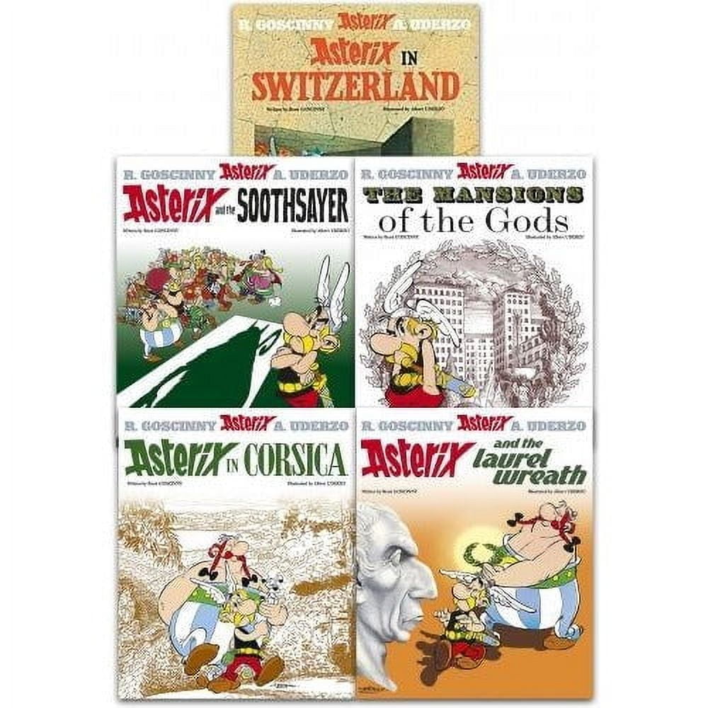 Asterix Series 4 Collection 5 Books Set Book 16-20 Asterix In ...