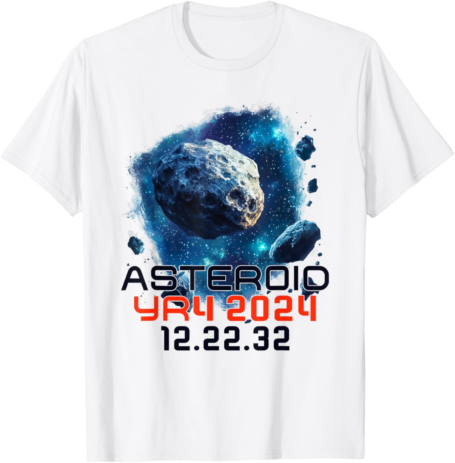 Asteroid 2024 YR4 Asteroid December 2032 Cosmic Space Meteor T-Shirt ...