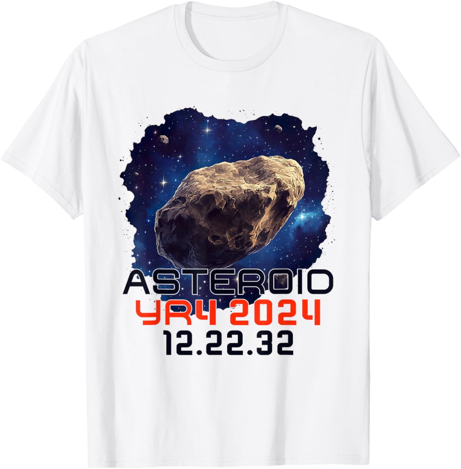 Asteroid 2024 YR4 Asteroid December 2032 Cosmic Space Meteor T-Shirt ...
