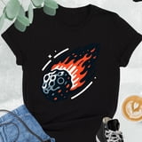 Asteroid Shirt Meteor Shower Shirt Meteor Impact Shirt Space Lover ...