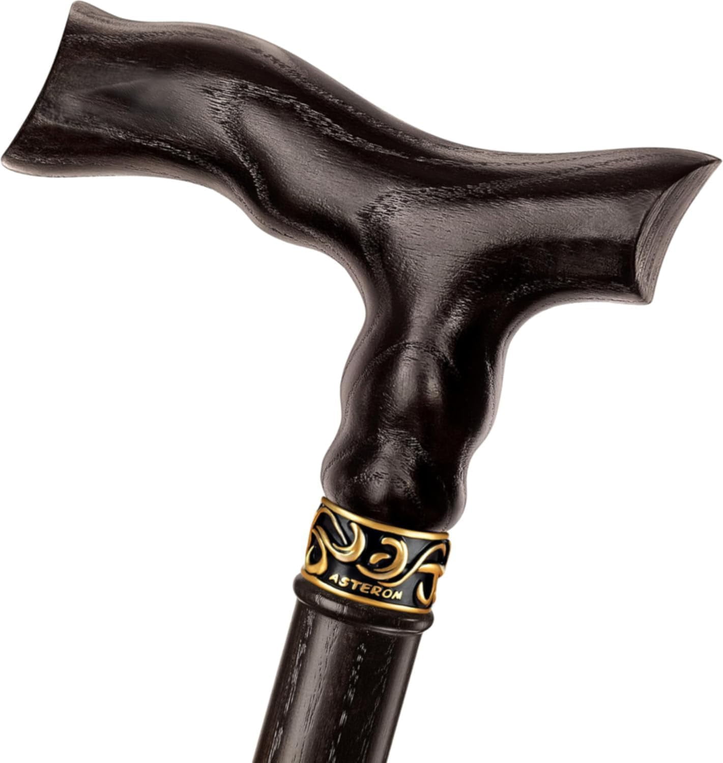 Asterom Walking Cane - Handcrafted, Ergonomic, Wooden Canes for Men ...