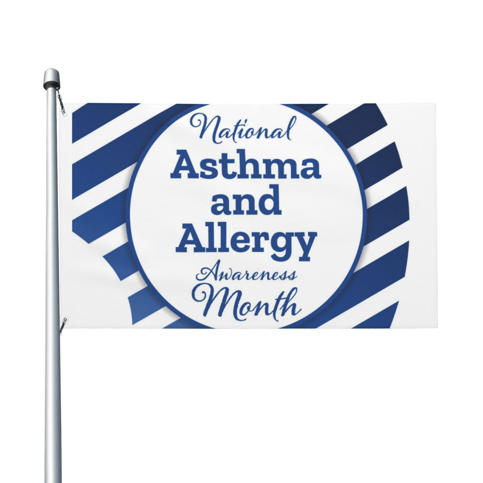 Asthma And Allergy Awareness Month Garden Flags 3x5 Ft Decoration ...
