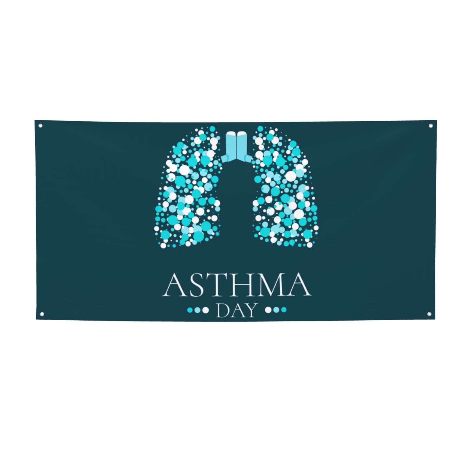 Asthma Awareness Day Banner Backdrop Porch Sign Small Holiday Banners ...