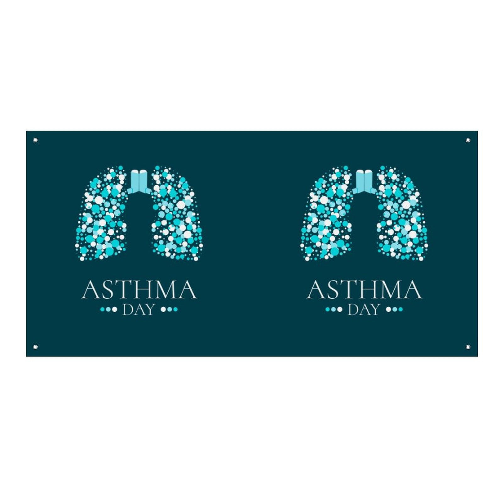 Asthma Awareness Day Banners Flag Hanging Backdrop Sign Wall Decoration ...