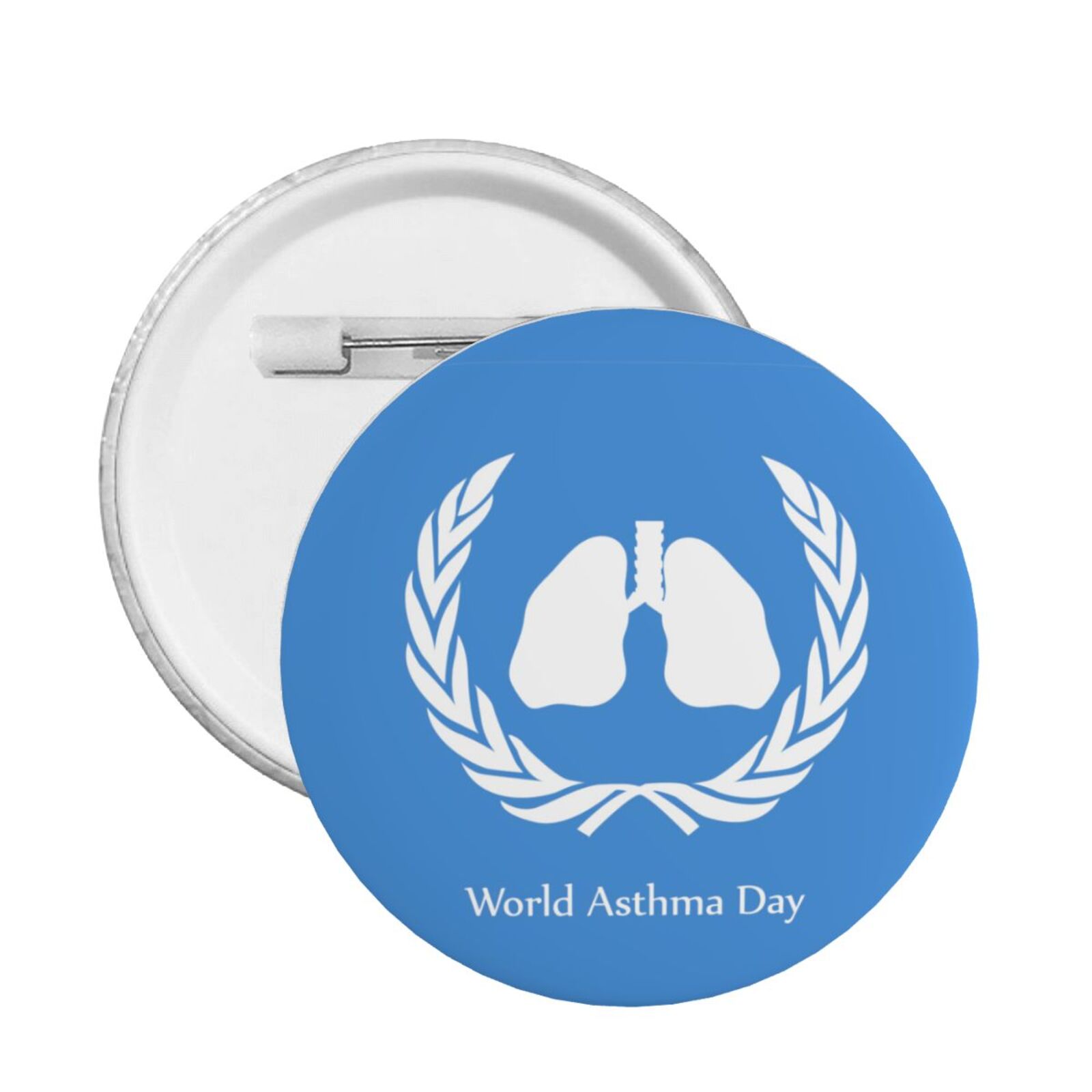 Asthma Awareness Day Circular Button Fashion Badge Decoration Backpack ...