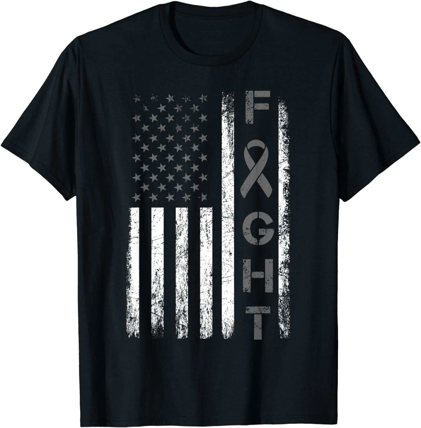 Asthma Fighter USA Flag - Fight Asthma Awareness T-Shirt - Walmart.com