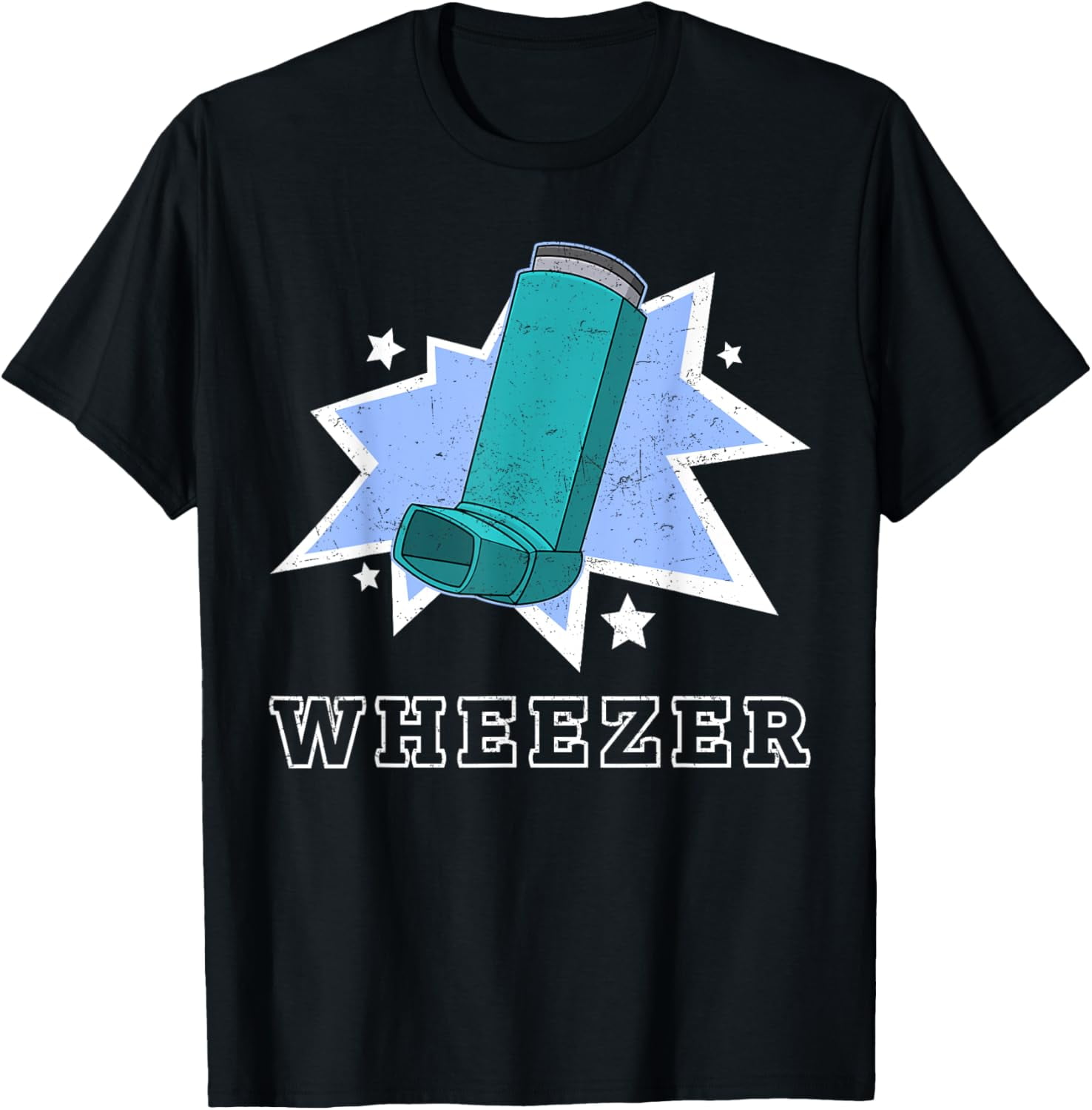 Asthma awareness inhalers wheezy breathing asthmatic allergy T-Shirt ...