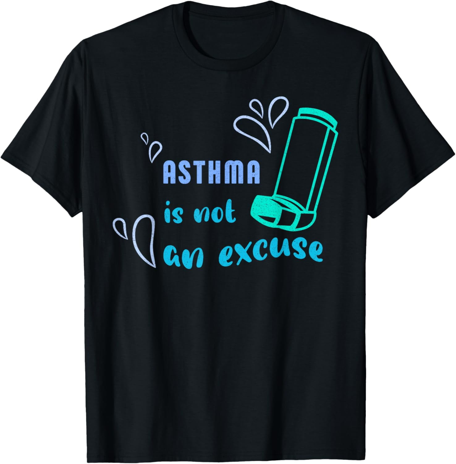 Asthma awareness inhalers wheezy breathing asthmatic allergy T-Shirt ...