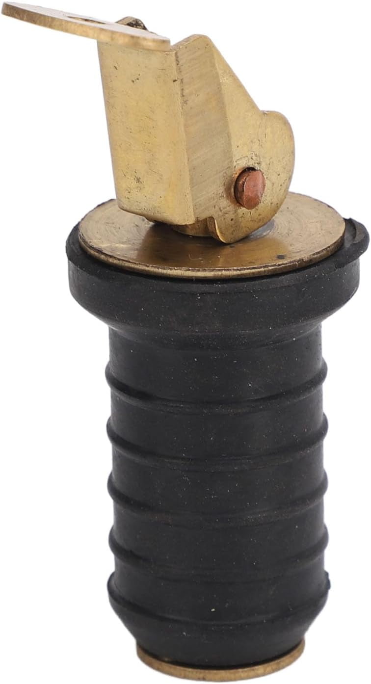 Astibym Boat Live Well Plug Brass Livewell Bait Well Drain Plug Tight ...