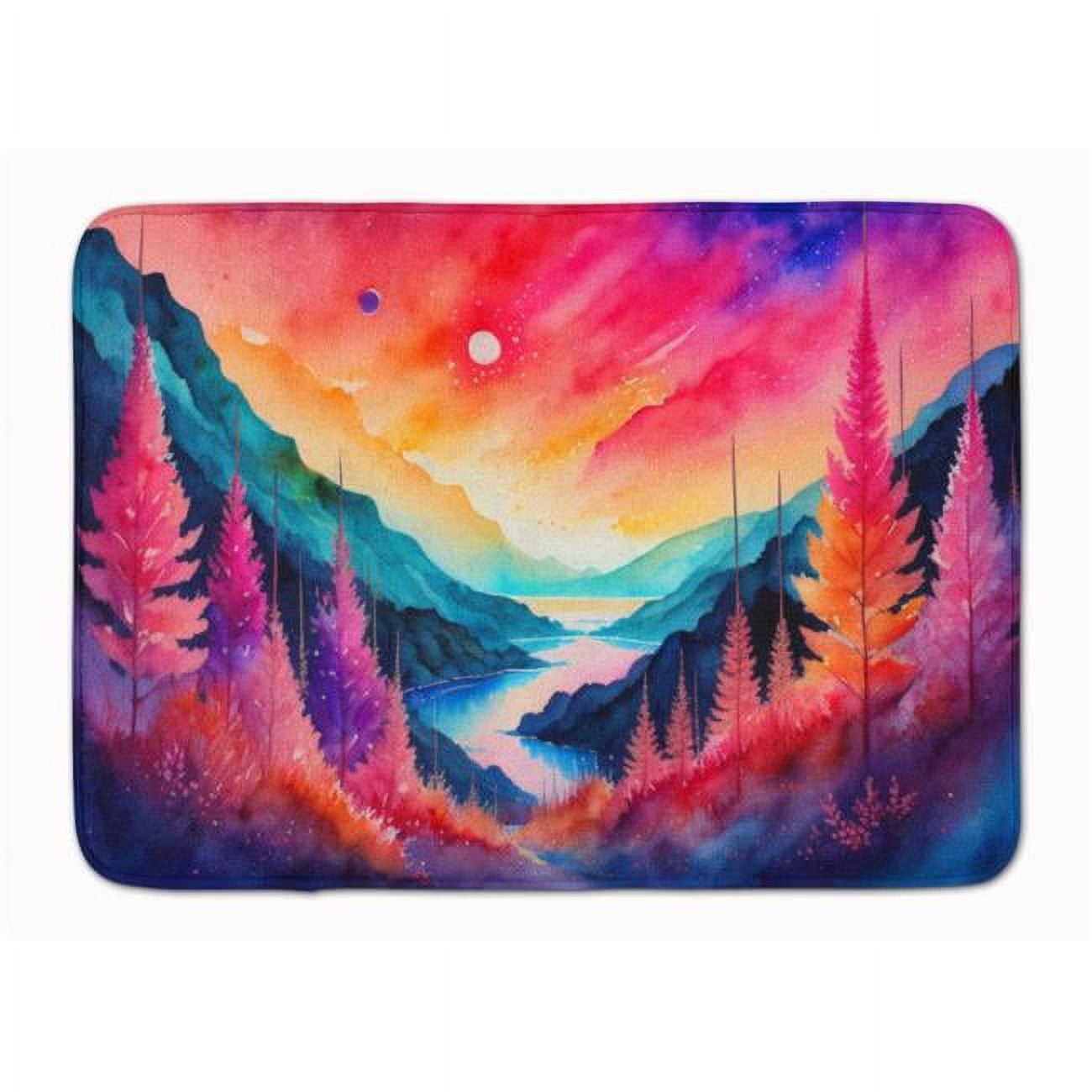 Astilbe in Color Memory Foam Kitchen Mat 27 in x 19 in - Walmart.com